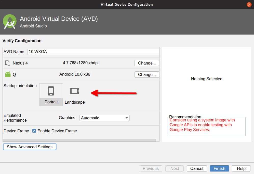 Notable AVD Configuration Options